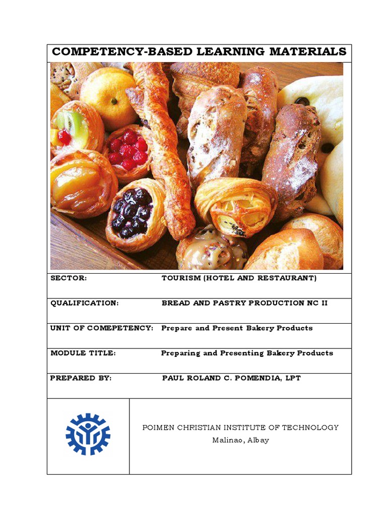 Competency-Based Curriculum Bread and Pa | PDF | Breads | Baking