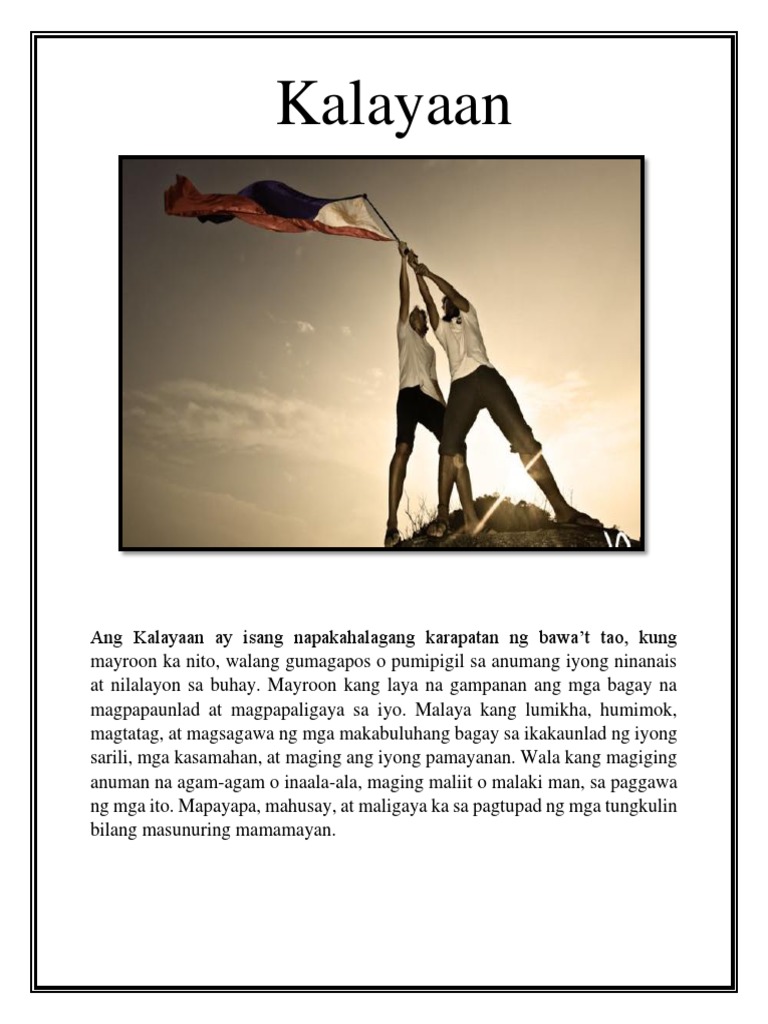 Dignaidad, Konsensya, Kilos Loob, Kalayaan | PDF
