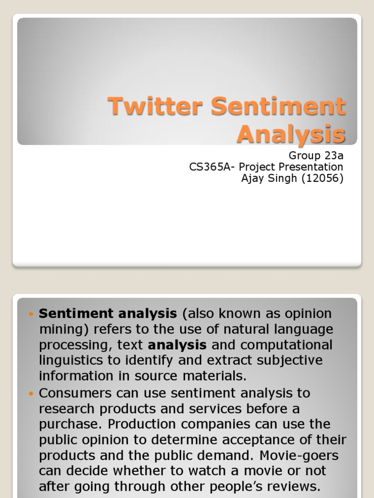 Twiiter Sentiment Analysis | PDF | Statistical Classification | Support Vector Machine