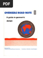 Geometric Design Manual 2013 PDF | PDF