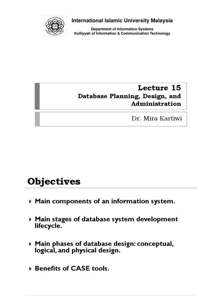 Database Planning Design and Database Planning, Design, and Administration | Download Free PDF ...