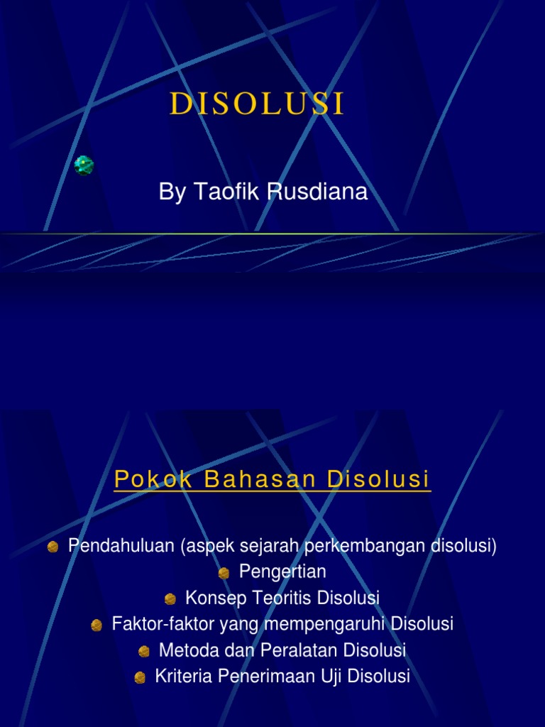 Disolusi Rev | PDF