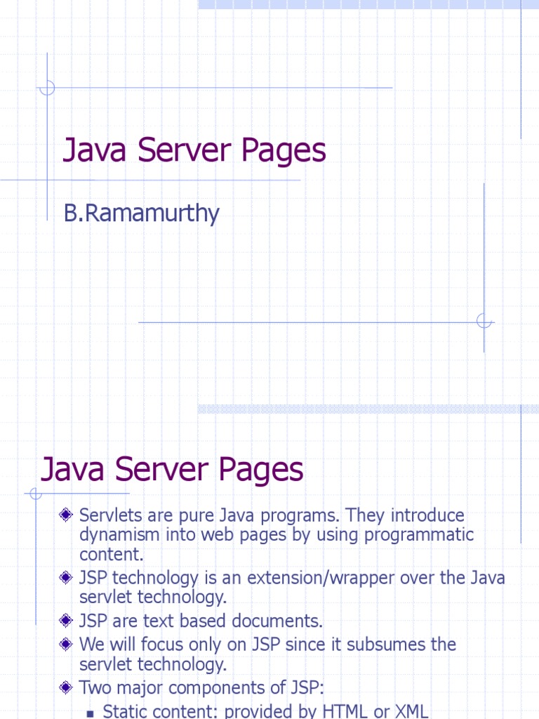 JSP | PDF | Java Server Pages | Java Servlet JSP | PDF | Java Server Pages | Java Servlet