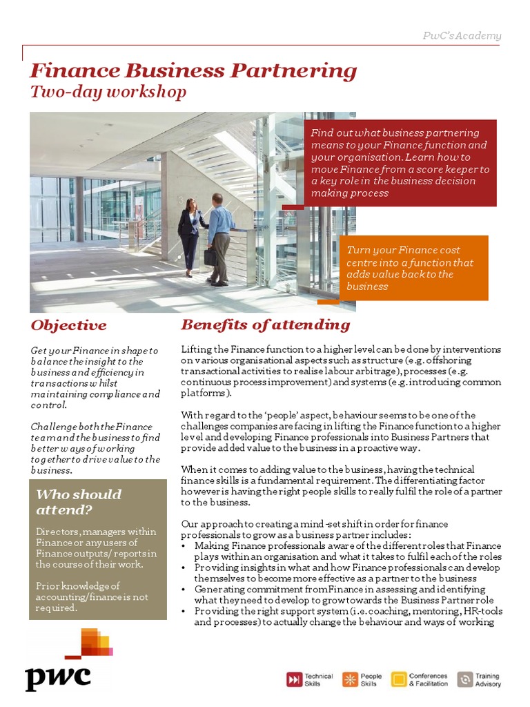 Finance Business Partnering PDF | PDF | Business | Economies