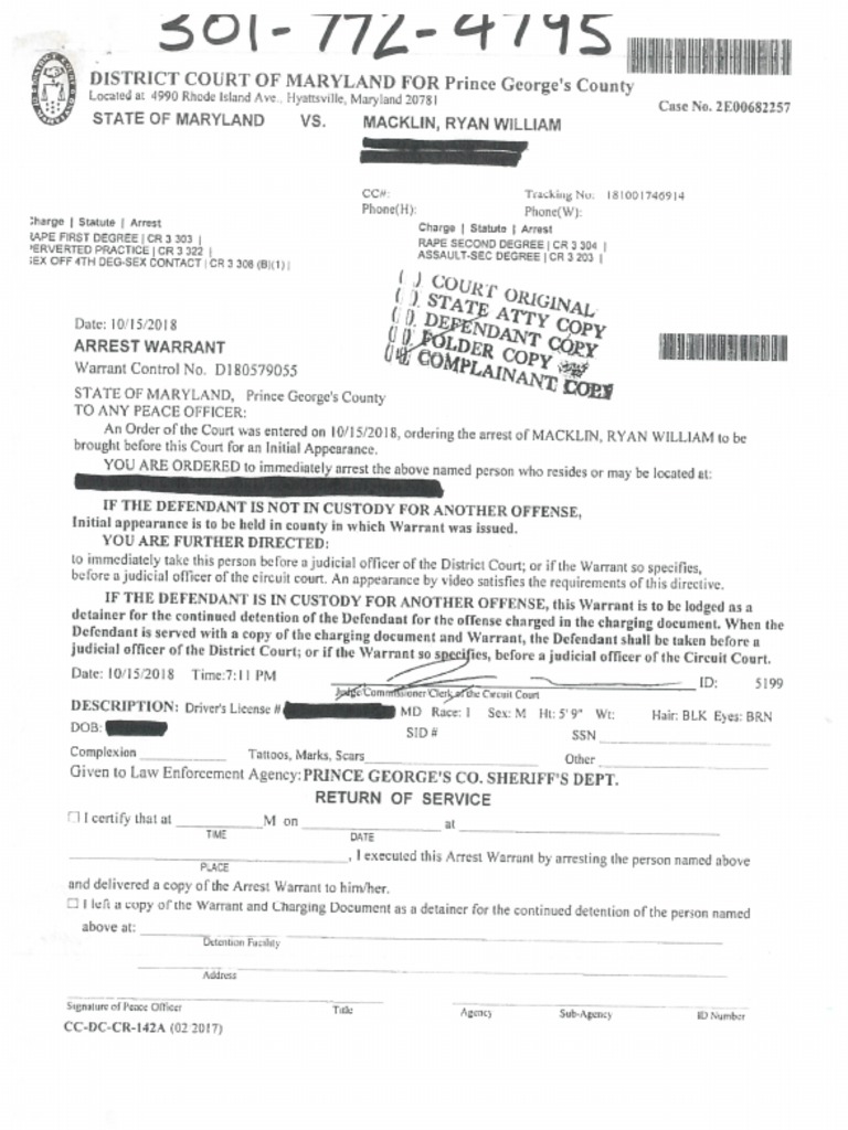 Ryan Macklin Charging Docs | PDF