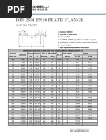 Din 2501 Pn10 Plate Flange | PDF