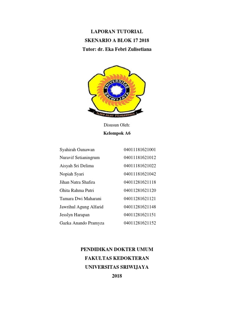 Laporan Tutorial Skenario A Blok 18 | PDF