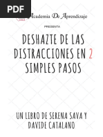 Distractores del Aprendizaje en Estudio | PDF | Aprendizaje | Atención