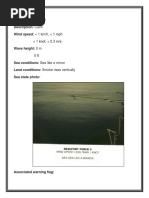 WMO Sea State Code | PDF