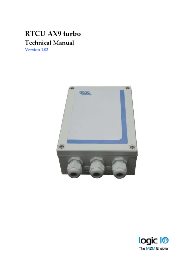 RTCU AX9 Turbo Technical Manual 1.03 | PDF | Power Supply | Relay