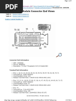 Engine Control Module Connector End Views | PDF | Electrical Connector ...