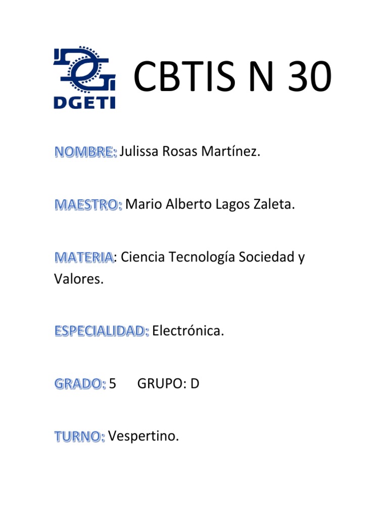 Cbtis 30 Cts | PDF | Consumismo | Science