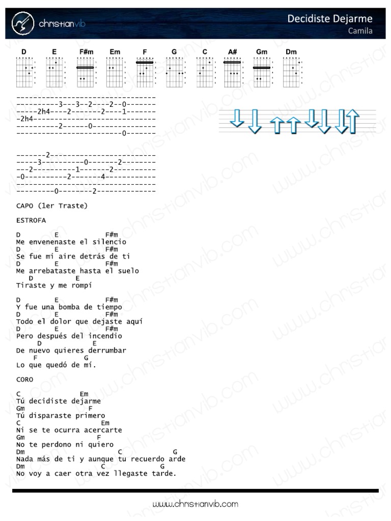 Decidiste Dejarme PDF | PDF