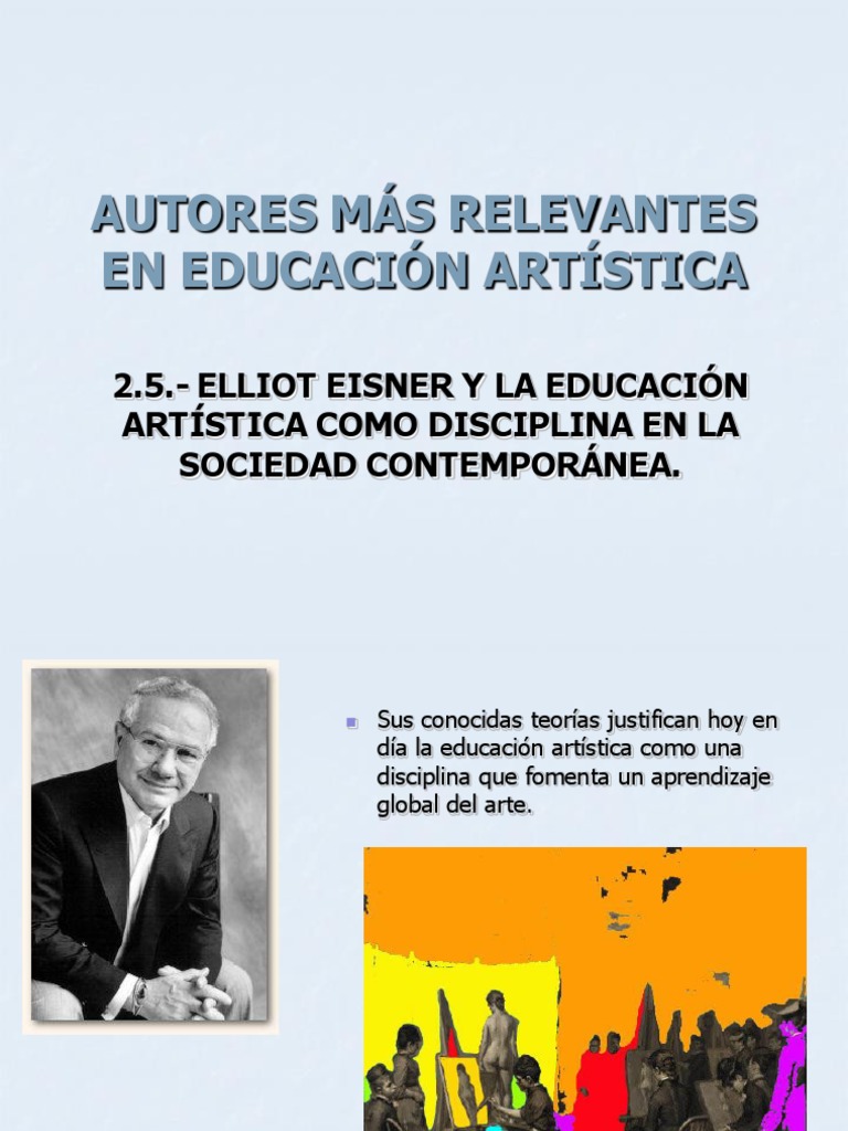 2.5. Elliot Eisner | PDF | Educación en artes visuales | Science
