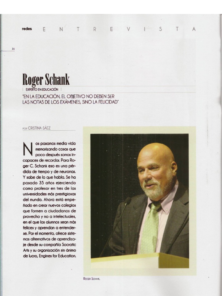 Roger Schank | PDF