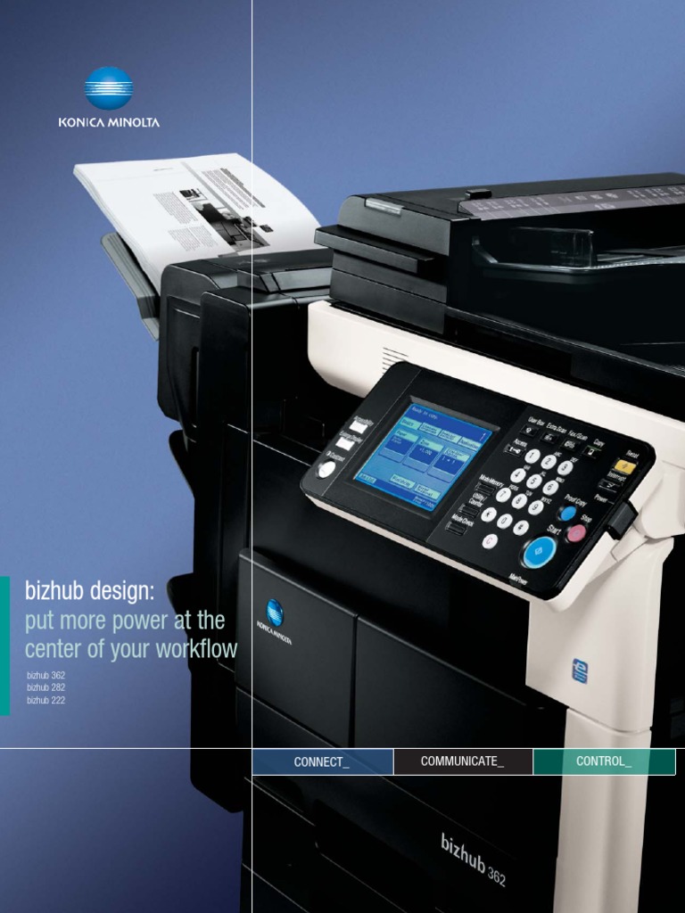 Konica Minolta Bizhub 362 Copier Brochure | PDF | Image Scanner | Fax