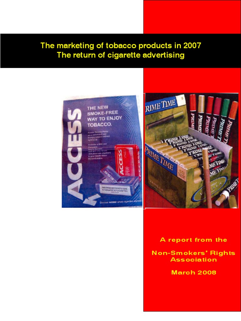 Tobacco Advertising Trends 2007 Report | PDF | Cigarette | Tobacco Smoking