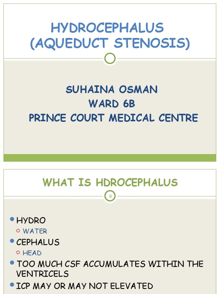 Hydrocephalus Case Study and Management | PDF | Diseases And Disorders ...
