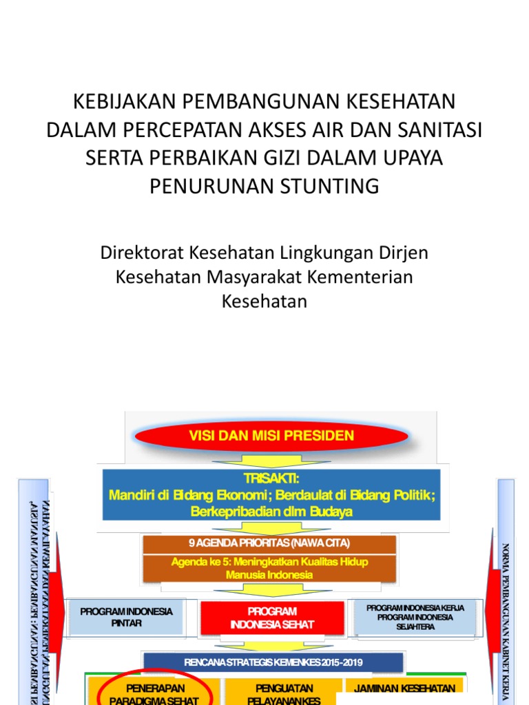 Kebijakan STBM Stunting | PDF