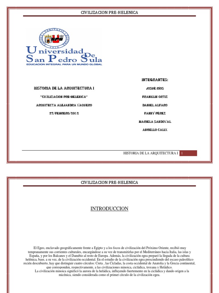 Arte Prehelenico | PDF | Grecia micénica | Micenas