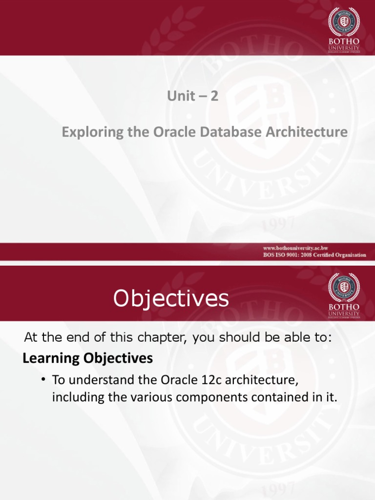 Oracle 12c Database Architecture Guide | PDF | Oracle Database | Databases