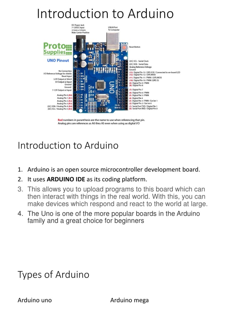 Introduction To Arduino | PDF
