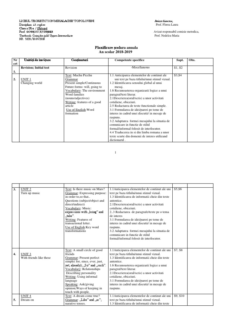 Going For Gold Upper Intermediate | PDF