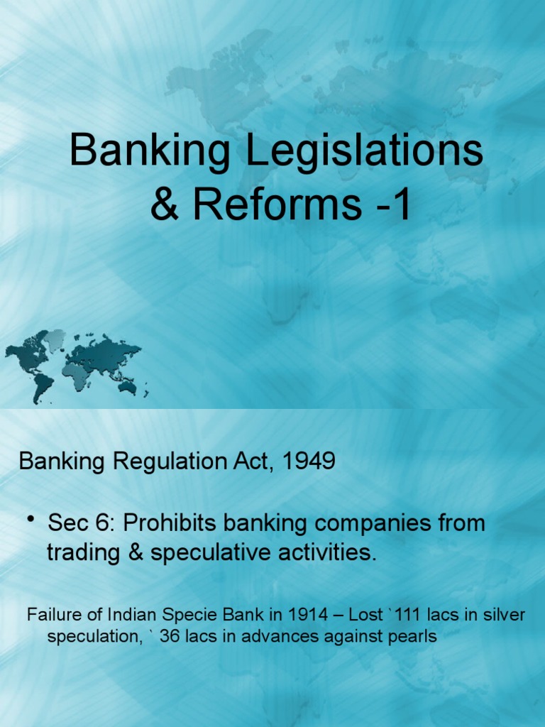 Banking Regulation Act 1949 | PDF | Reserve Bank Of India | Banks