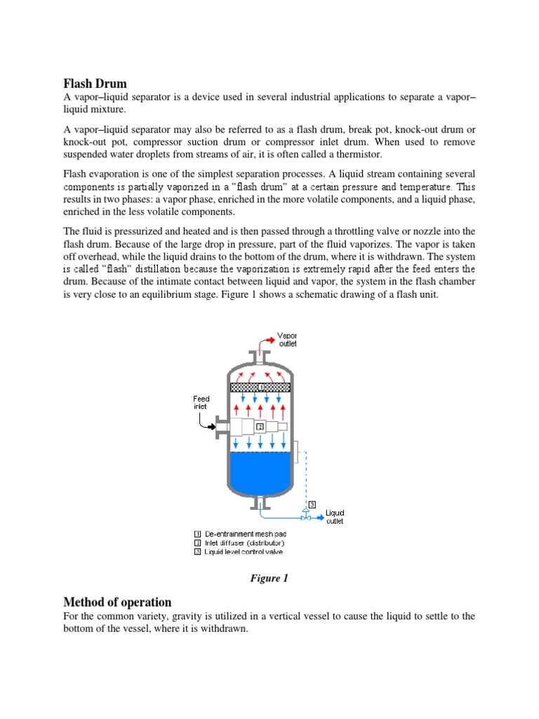 Flash Drum | PDF | Chemical Process Engineering | Thermodynamics