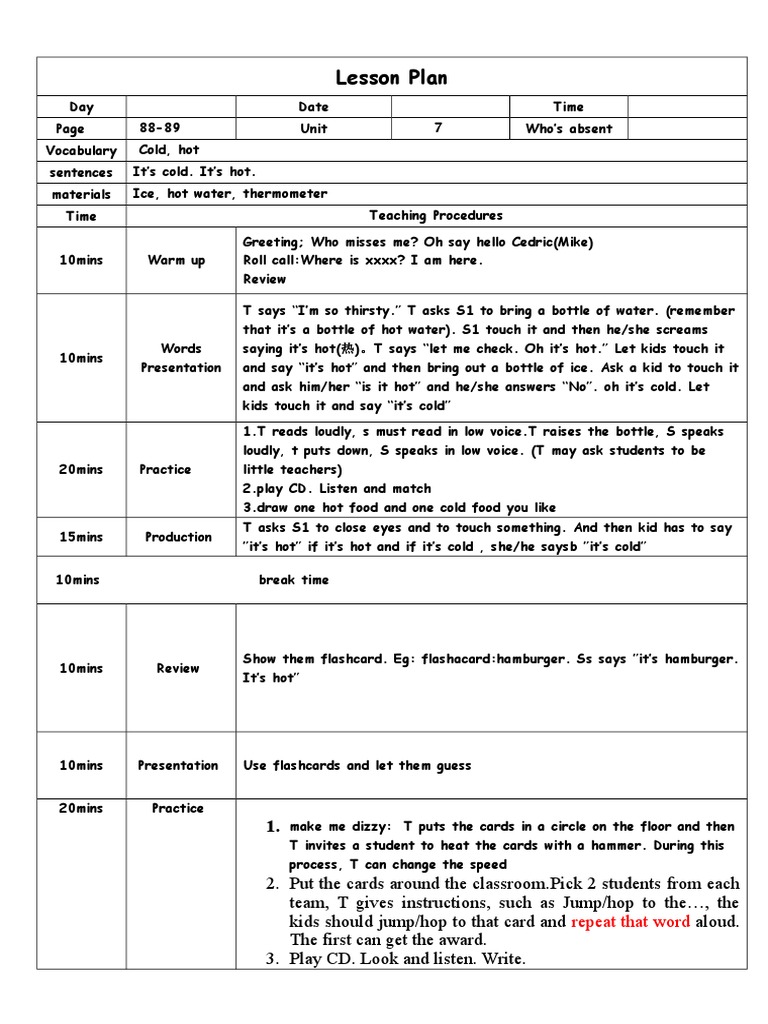 Unit 7 Lesson 3 | PDF | Learning Methods | Cognition