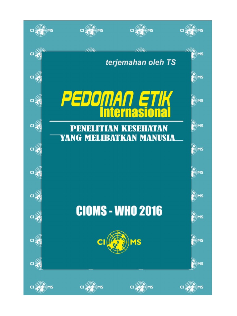 Cioms 2016 Indonesia | PDF