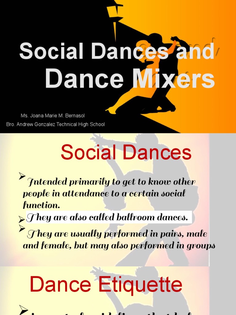 Social Dance Etiquette and Attire Guide | PDF