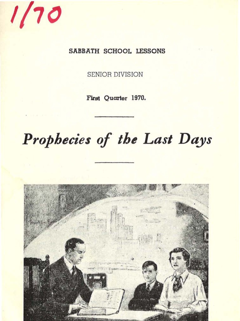 Prophecies of Last Days: Senior Division | PDF | Antichrist | Protestantism
