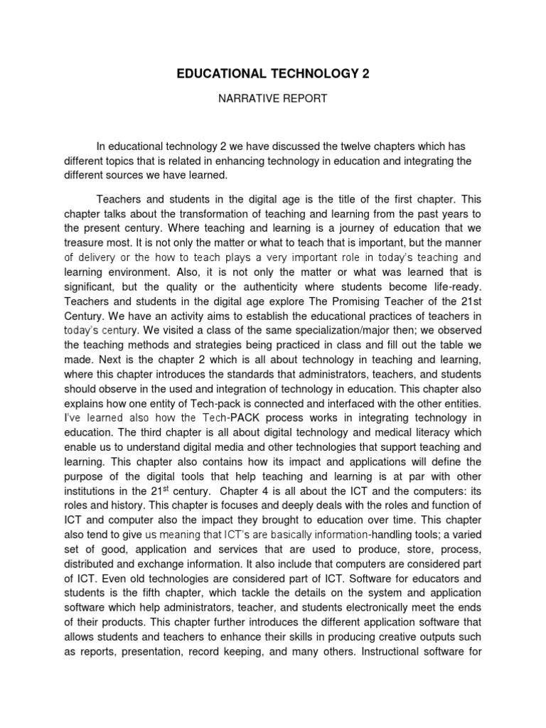 Educational Technology | PDF | Educational Technology | Teachers