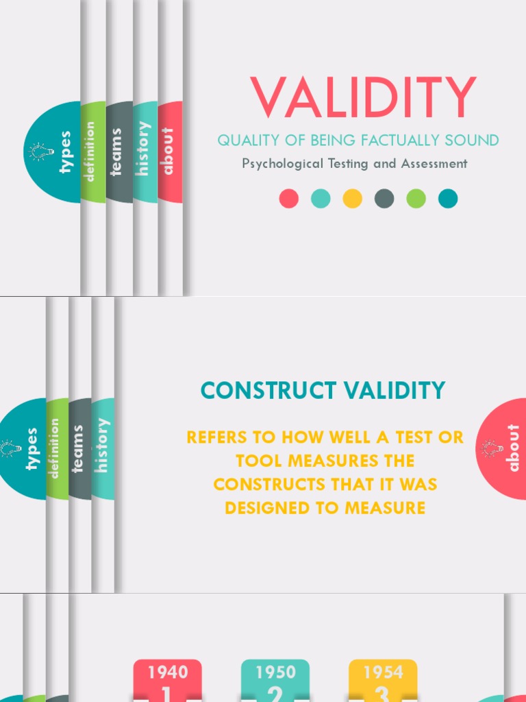 Construct Validity | PDF | Validity (Statistics) | Psychology