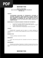 Secret Document Cover Sheet Guidelines | PDF