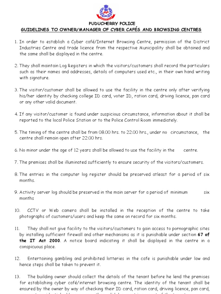 Cyber Cafe Management Revised | PDF | Identity Document | Cyberspace