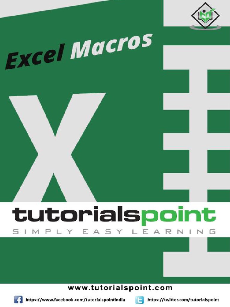 Excel Macros Tutorial | PDF | Visual Basic For Applications | Microsoft ...