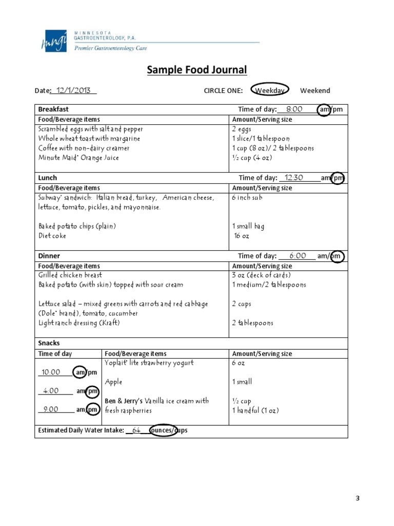 Food Journal | PDF | Salad | Cuisine