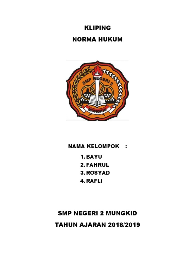 Contoh Norma Hukum | PDF