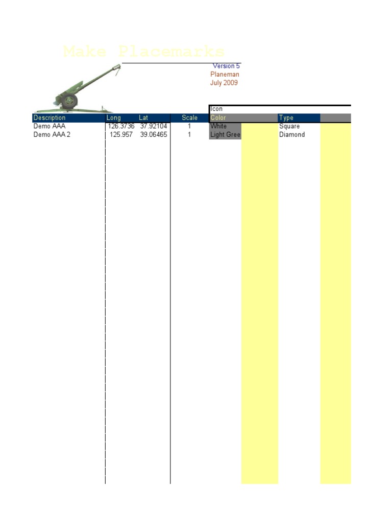 Planman KML Generator Version5 | PDF