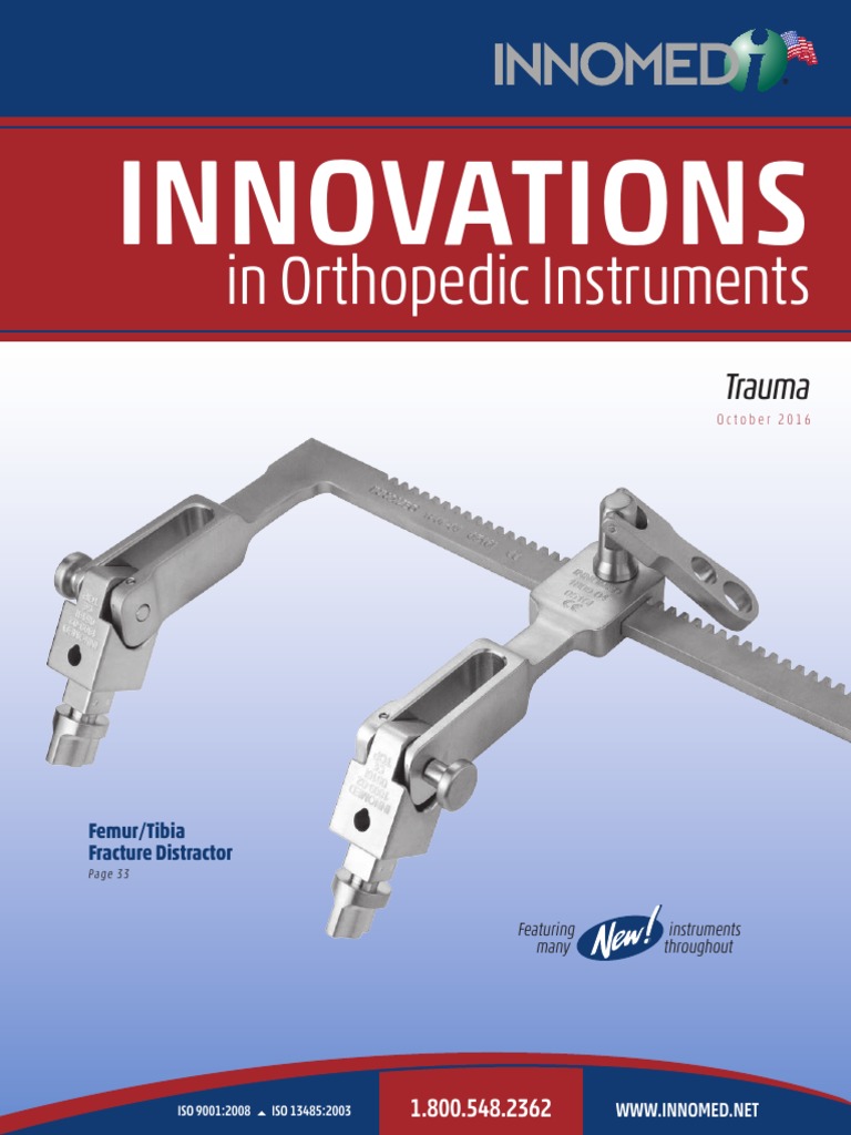 Innomed Trauma Oct2016-1 PDF | PDF | Knee | Bone
