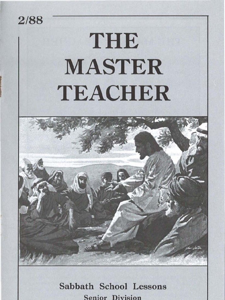 THE Master Teacher: Sabbath School | PDF | John The Baptist | Christianity