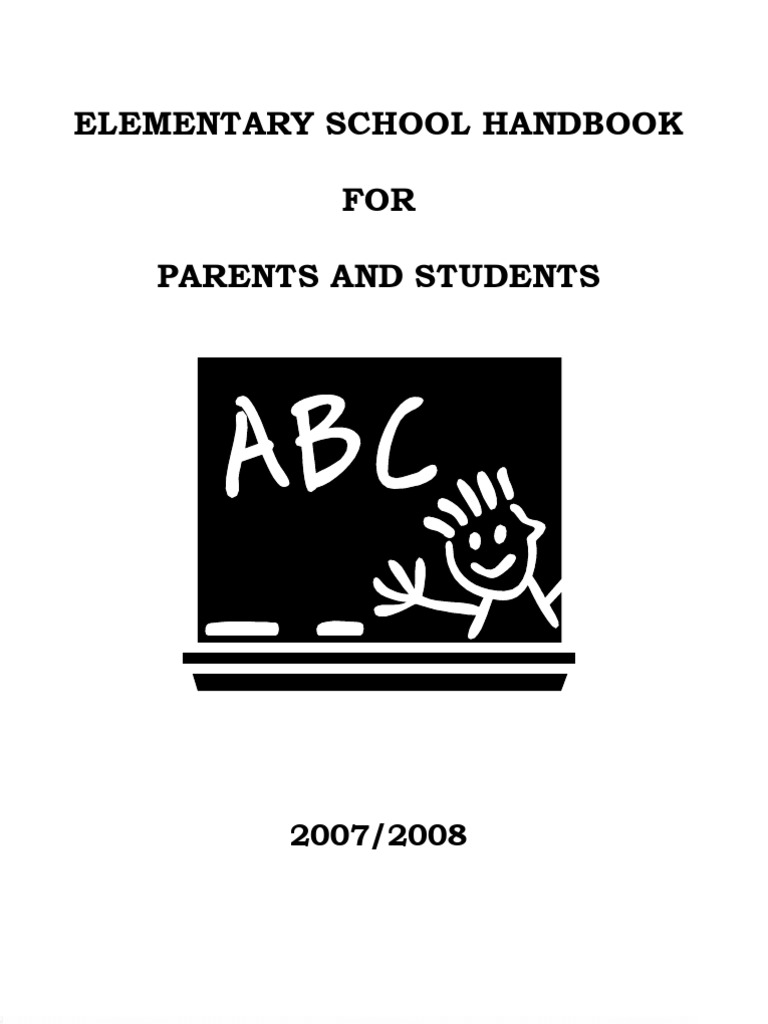 Elementary School Handbook FOR Parents and Students | PDF | Bullying ...