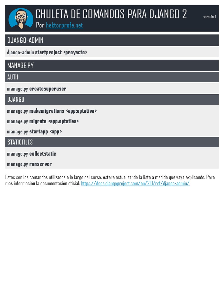 001 Chuleta-De-Comandos PDF | PDF