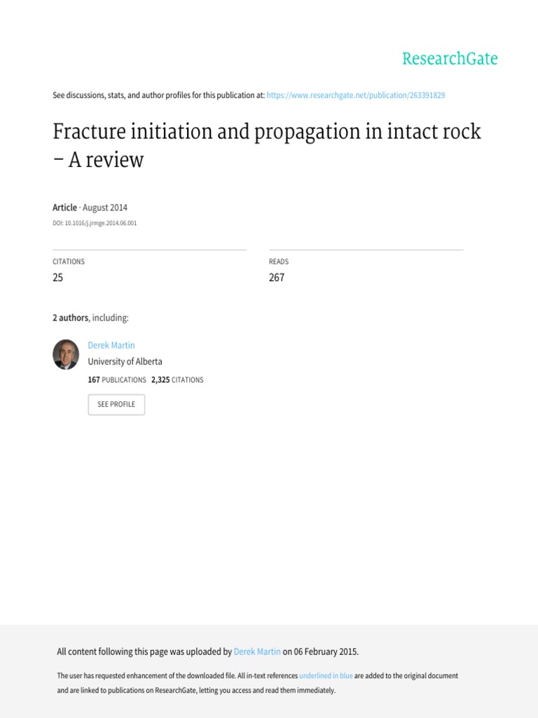 Fracture - Initiation - and - Propagation - in - Intact - Rock Traccion ...