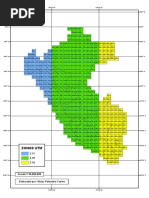 Mapa UTM de Zonas en Perú | PDF