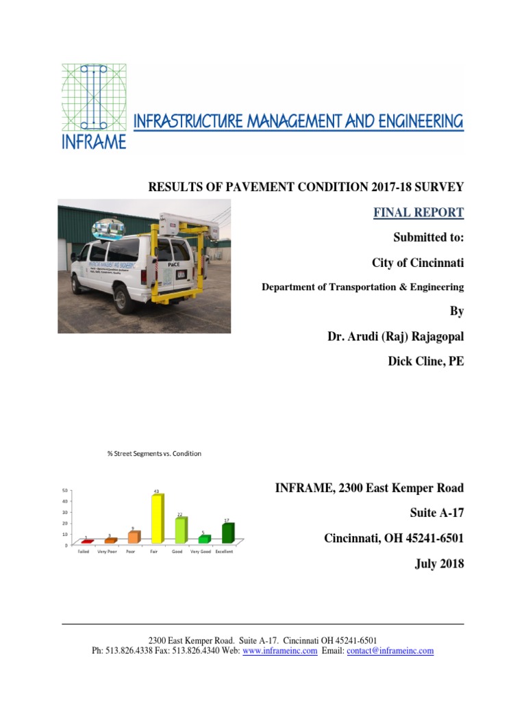 2017 Street Pavement Condition Report | PDF | Geographic Information ...