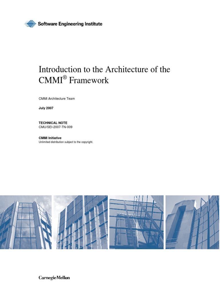 CMMI Framework Introduction | PDF | Software Engineering | Business