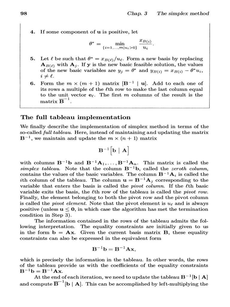 Simplex Method Theory | PDF | Teaching Methods & Materials